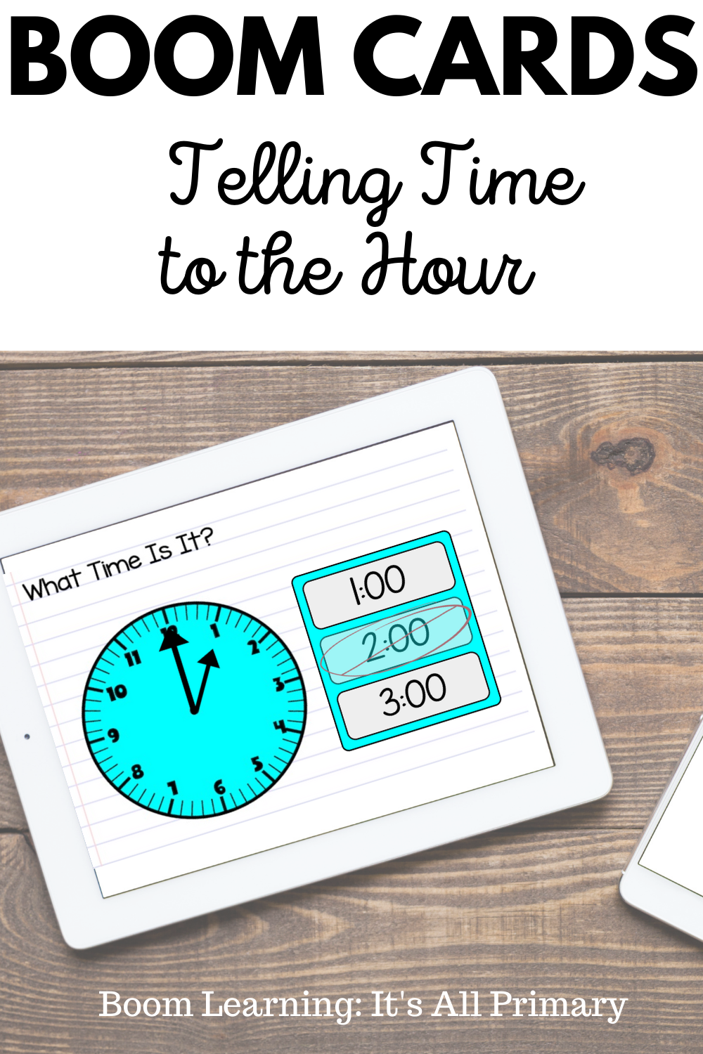 How to Teach Telling Time Using the Hour Hand - It's All Primary