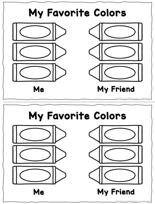 Friendship booklets - An Early Finisher Activity - It's All Primary