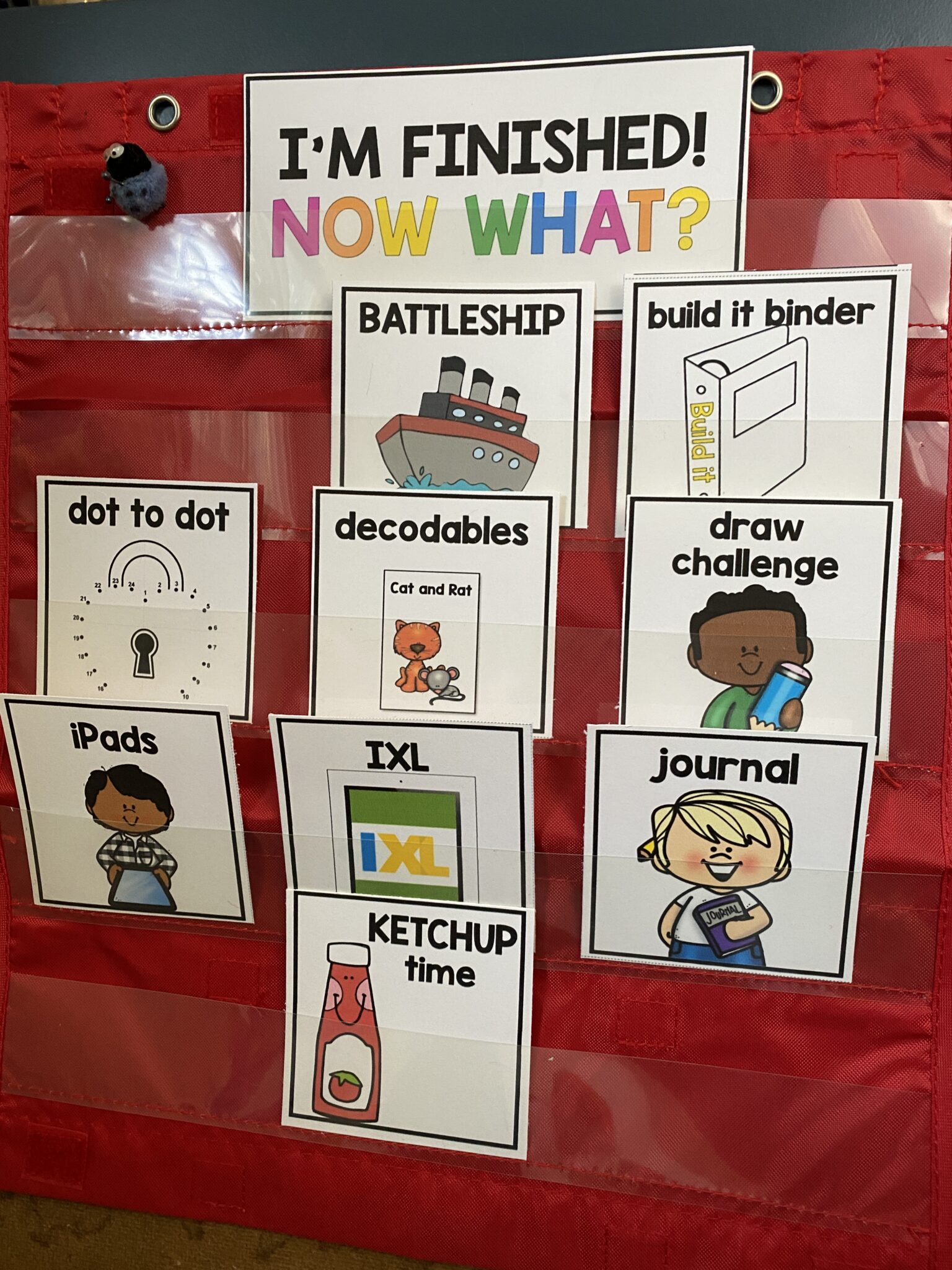 I'm Done Now What - Early Finishers Choice Board - It's All Primary