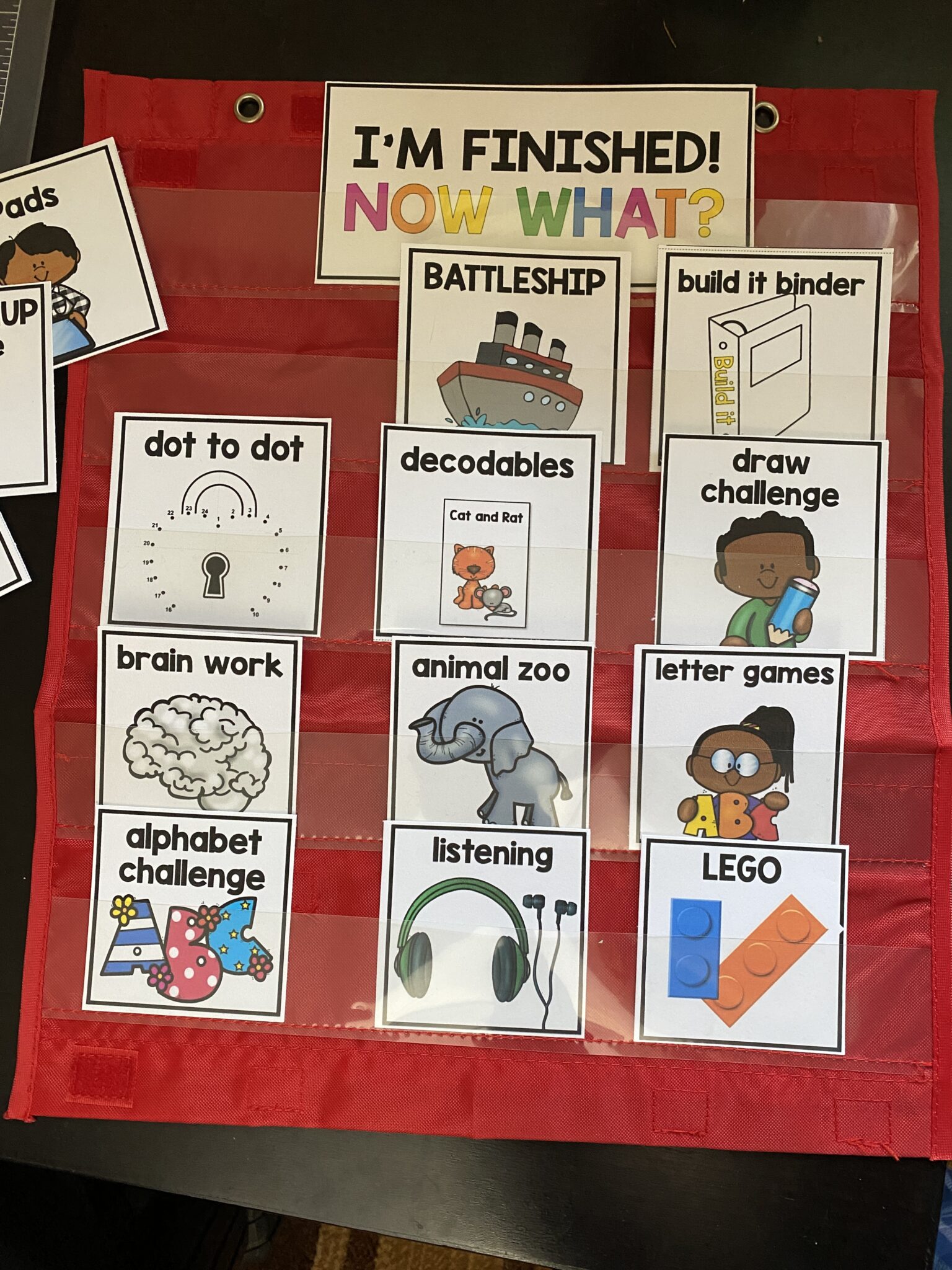 I'm Done Now What - Early Finishers Choice Board - It's All Primary